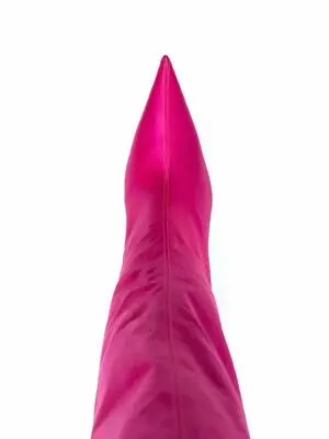 Alexandre Vauthier Satin Stiletto Boots