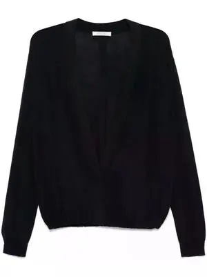 Dorothee Schumacher Plunging-neck Fine Knit Sweater