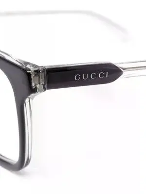Gucci Square-frame Optical Glasses - Black