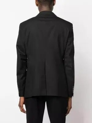 BILLIONAIRE Crest-motif Single-breasted Blazer - Black