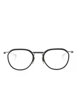 Dita Schema-two Round-frame Glasses - Black
