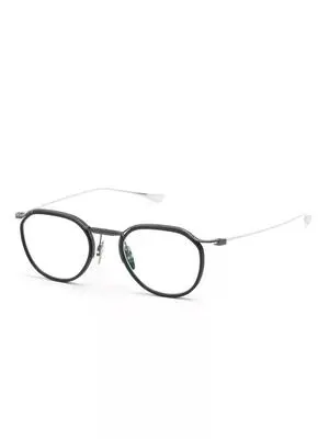 Dita Schema-two Round-frame Glasses - Black