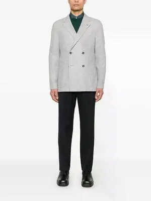 Tagliatore Randall Double-breasted Blazer - Grey
