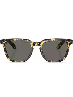 Oliver Spencer N.06 Square-frame Sunglasses - Brown
