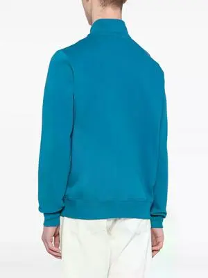 Paul Smith Zebra Logo-appliqué Sweatshirt - Blue