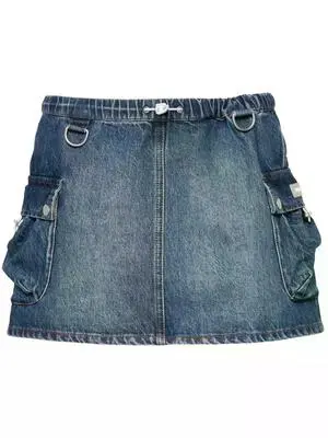 Coperni Denim Cargo Mini Skirt