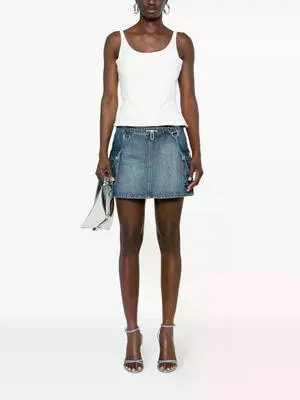 Coperni Denim Cargo Mini Skirt