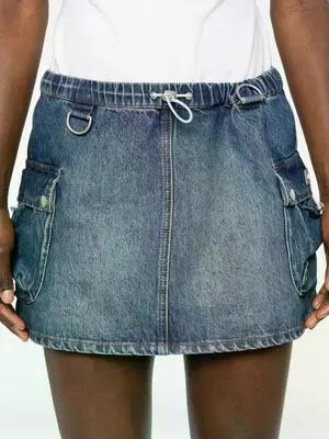 Coperni Denim Cargo Mini Skirt