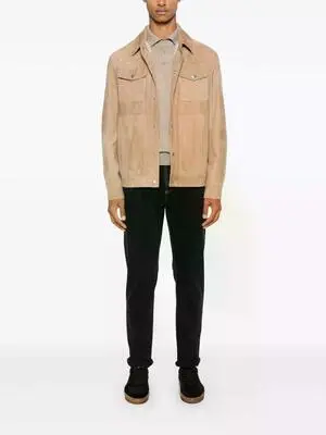 Brunello Cucinelli Fine-knit Polo Shirt - Neutrals