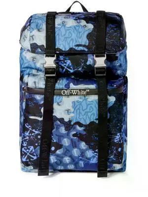 Off-White Outdoor Backpack - Blue