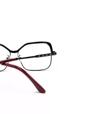 Marni Logo-debossed Square-frame Glasses