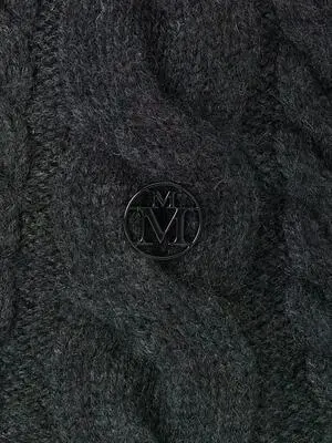 MAISON MICHEL Logo-plaque Cashmere Beanie