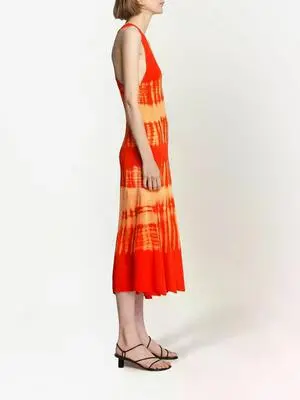 Proenza Schouler Tie-dye Print Knitted Dress