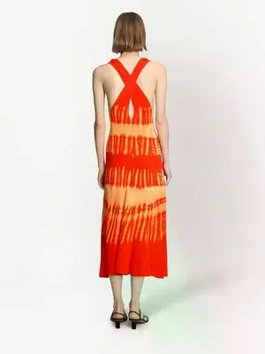 Proenza Schouler Tie-dye Print Knitted Dress