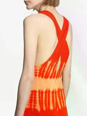 Proenza Schouler Tie-dye Print Knitted Dress
