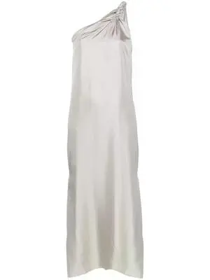 Loulou De Saison Adela Silk Maxi Dress