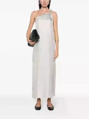 Loulou De Saison Adela Silk Maxi Dress