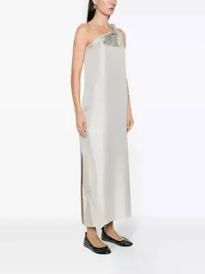 Loulou De Saison Adela Silk Maxi Dress