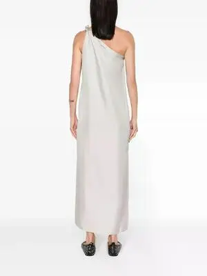 Loulou De Saison Adela Silk Maxi Dress