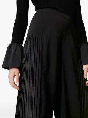 TWINSET Pleated Palazzo Trousers