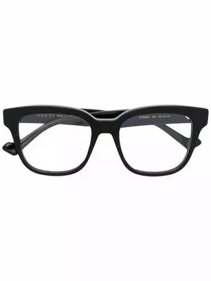 Gucci Square-Frame Glasses Black