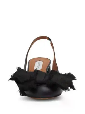 LANVIN Leather Slingback Pumps