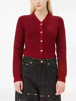 GANNI Buttoned Long Sleeve Cardigan