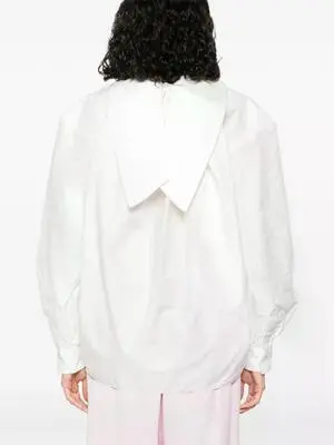 Marni Cotton Blouse With Puff Sleeves