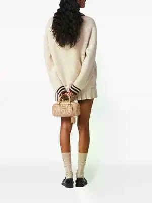 Miu Miu Stripe-trim Cashmere Jumper