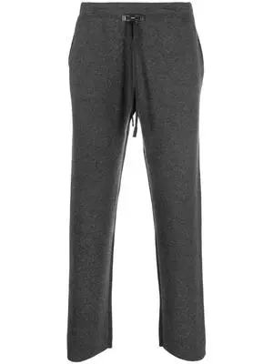 Fendi Mélange-effect Cashmere Track Pants - Grey