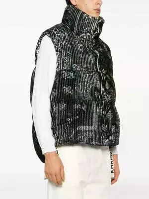 Khrisjoy Paisley Print Padded Gilet