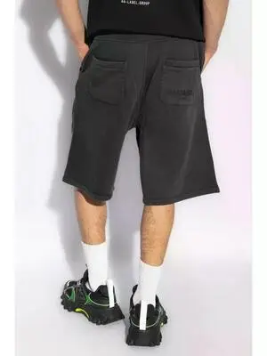Balmain Logo-embroidered Track Shorts
