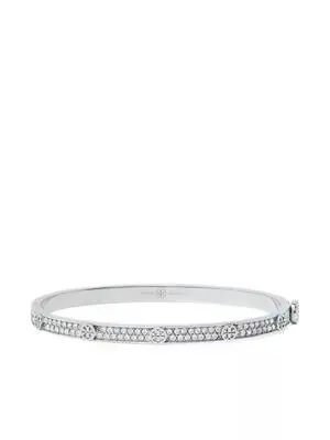 Tory Burch Miller Studded 5mm Bracelet - Silver