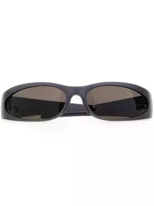 Balenciaga Reverse Xpander 2.0 Rectangle-frame Sunglasses - Grey