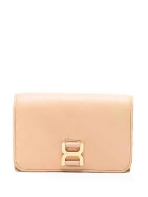 Chloé Tri-fold Leather Wallet - Neutrals