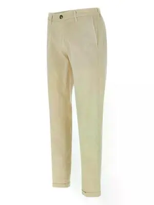 RE-HASH Chinos With Button And Zip Fastening - Neutrals