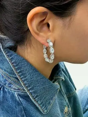 JUWELINA PARIS Essie Hoop Earrings