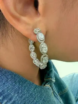 JUWELINA PARIS Essie Hoop Earrings