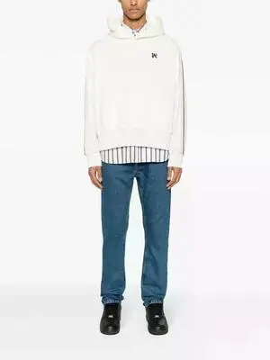 Palm Angels Monogram-embroidered Track Hoodie