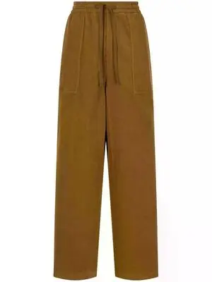 STUDIO TOMBOY Corduroy Wide-leg Trousers - Neutrals