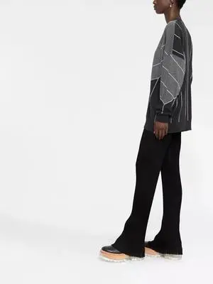 Stella McCartney Stripe-print V-neck Jumper