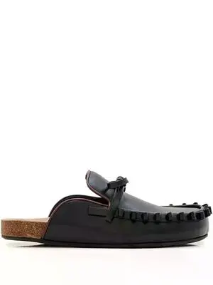 JW Anderson Bow Tie Leather Mules