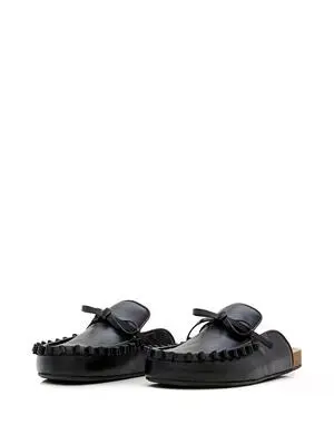 JW Anderson Bow Tie Leather Mules