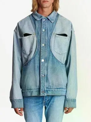 Balmain Paneled Denim Jacket