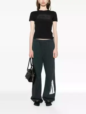 MAISON MARGIELA Anthracite Track Pants With Signature Logo