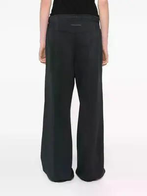 MAISON MARGIELA Anthracite Track Pants With Signature Logo
