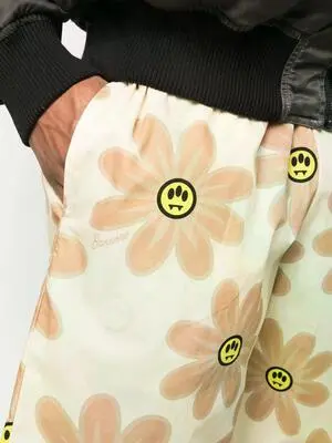 BARROW Floral-print Cotton Shorts
