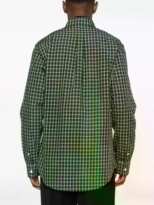 Givenchy 4g Motif-embroidered Checked Shirt