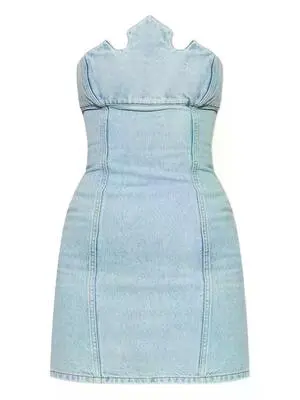 Coperni Denim Mini Dress - Blue