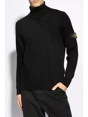 Stone Island Compass-patch Wool Jumper